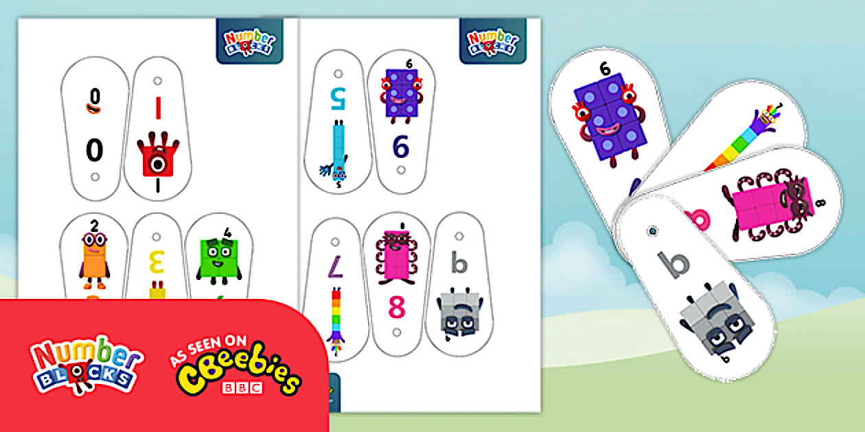 FREE! - 👉 Numberblocks: 0 - 9 Number Fan (teacher made)