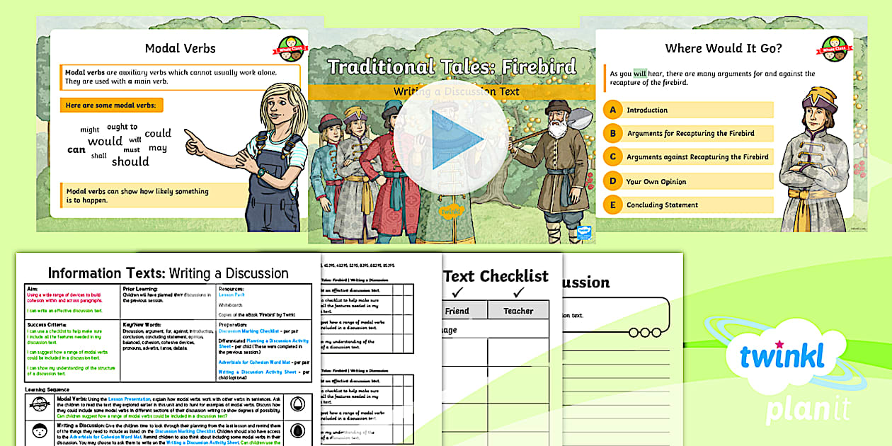 Traditional Tales: Firebird: Information Texts 3 Y5 Lesson Pack