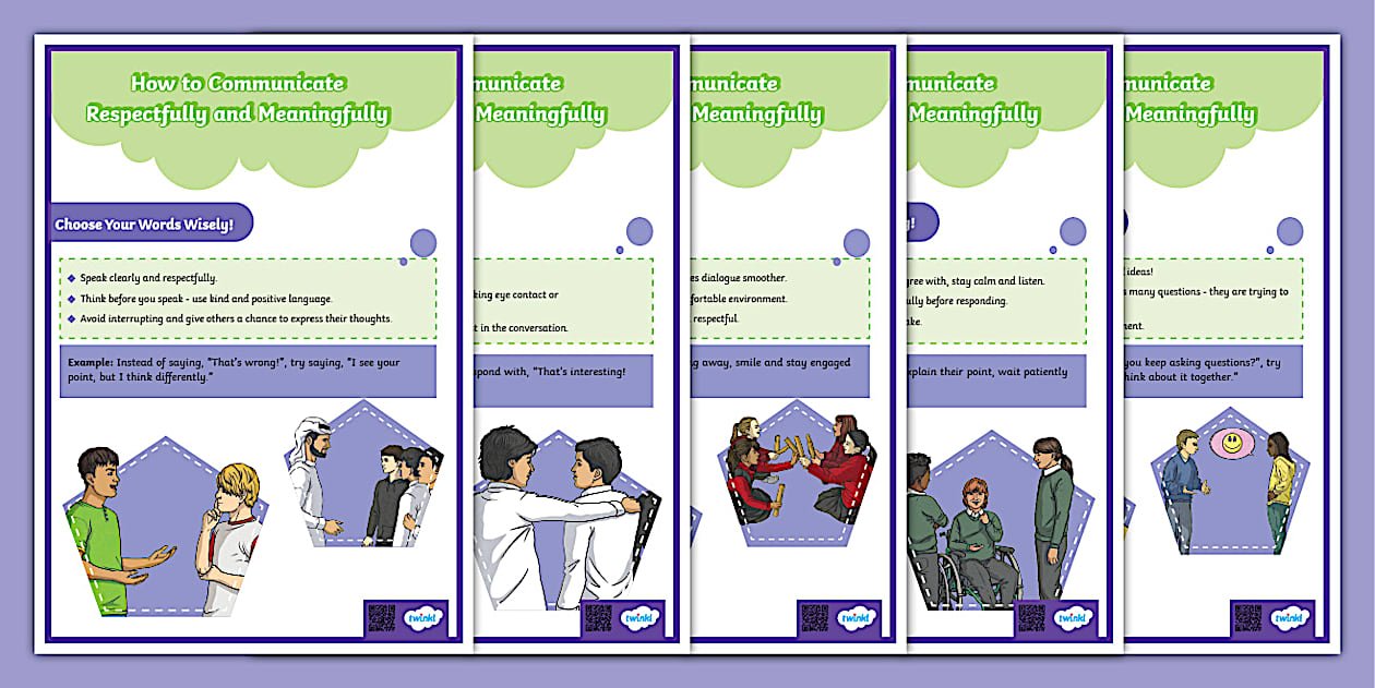 How to Communicate Respectfully and Meaningfully - Twinkl
