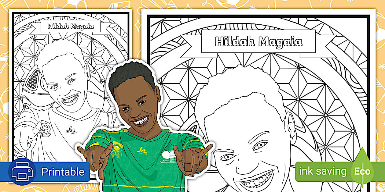 Hildah Magaia Midfullness Colouring (Teacher-Made) - Twinkl