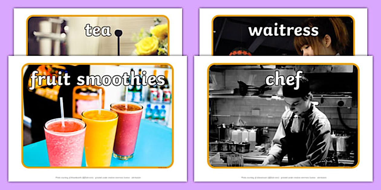 Healthy Eating Cafe Role Play Photos - healthy eating caf