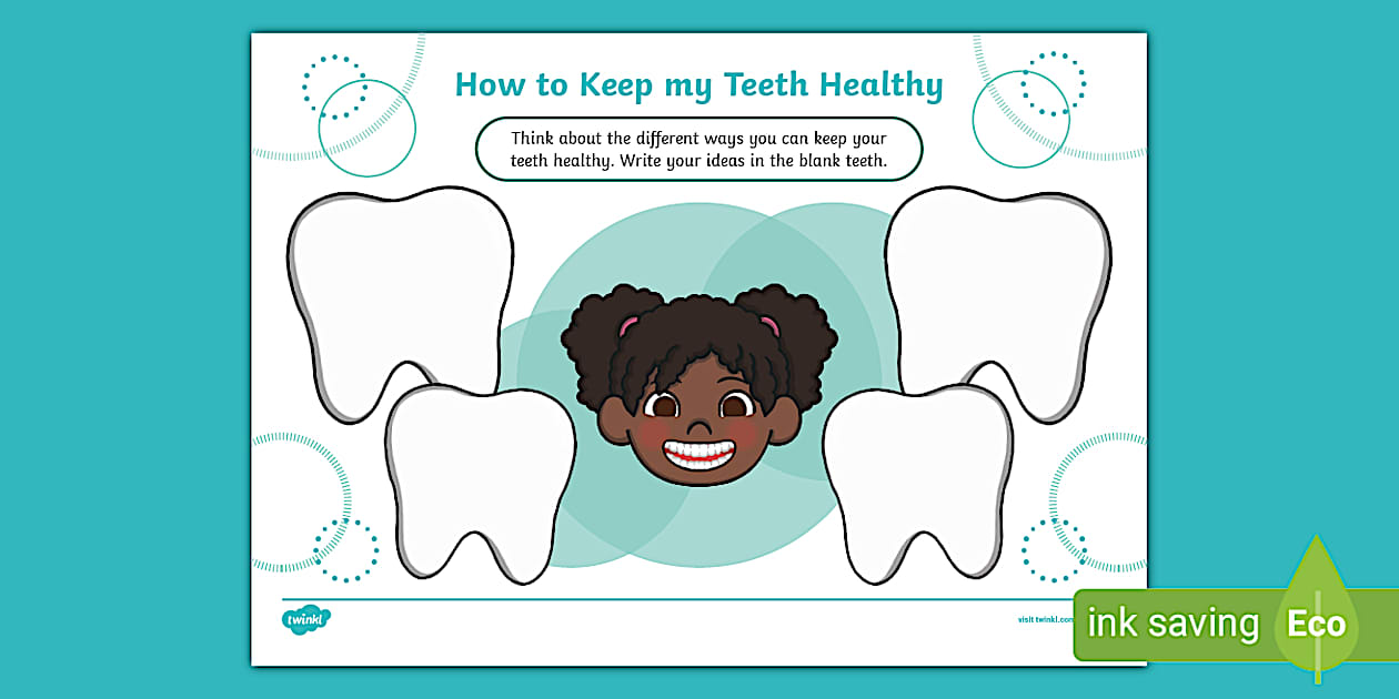 How to Keep My Teeth Healthy Activity - Twinkl - KS1