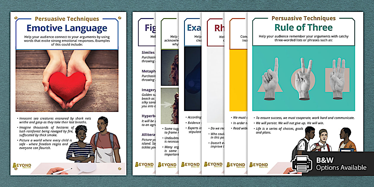 Persuasive Techniques Posters (teacher made) - Twinkl
