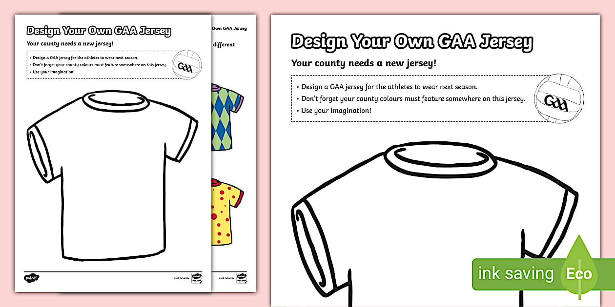 Design Your Own Jersey (teacher made) - Twinkl