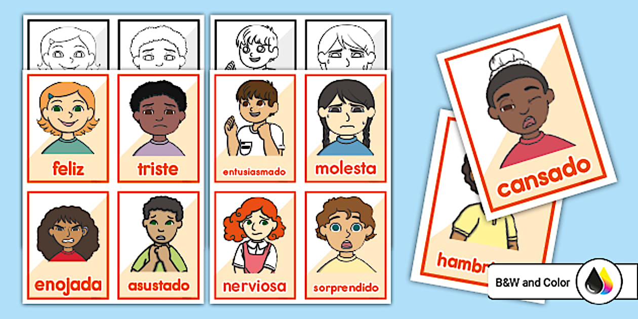 Tarjetas del estado de ánimo | Twinkl USA - Twinkl