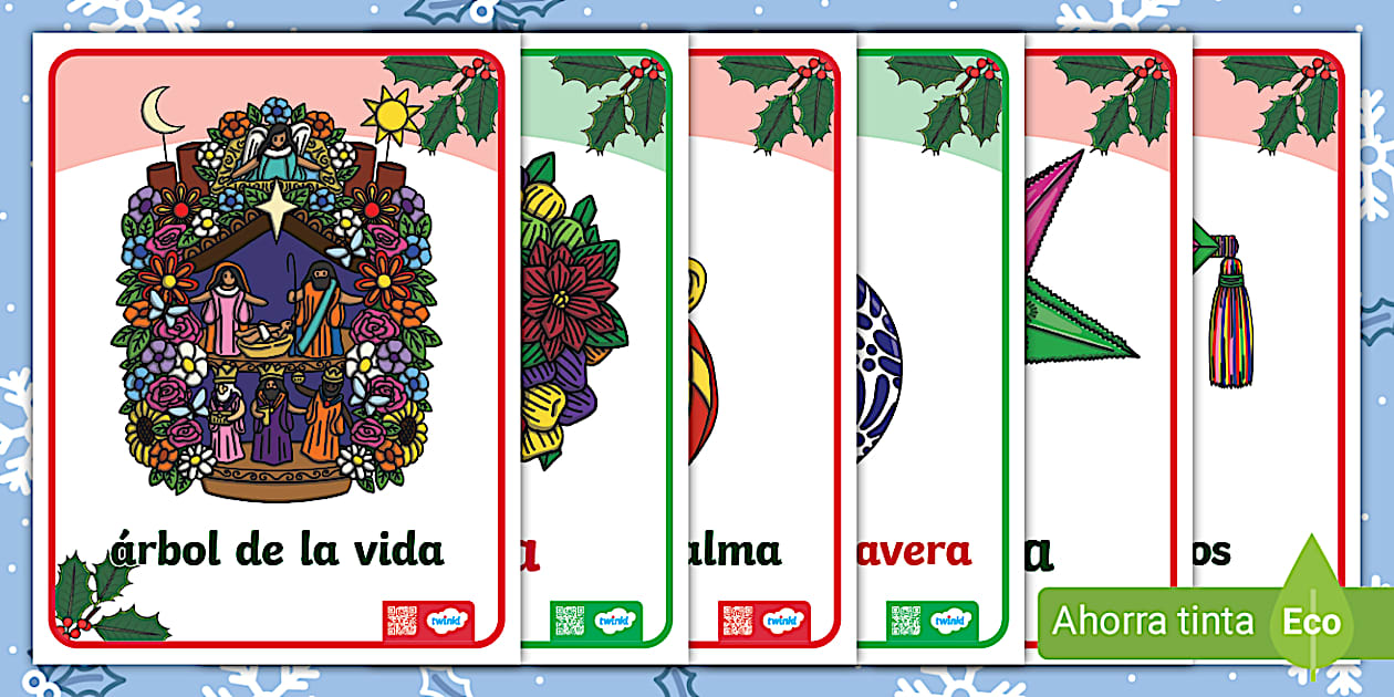 Navidad en México - Carteles (teacher made) - Twinkl