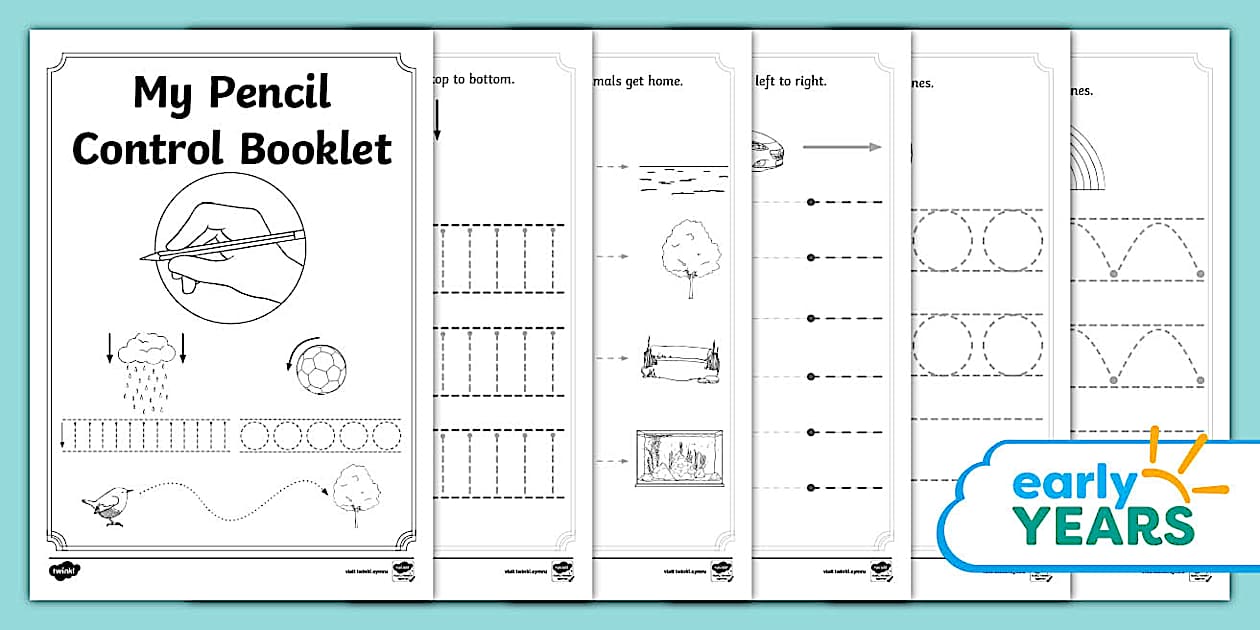 Pencil Control Activity Booklet (teacher made) - Twinkl