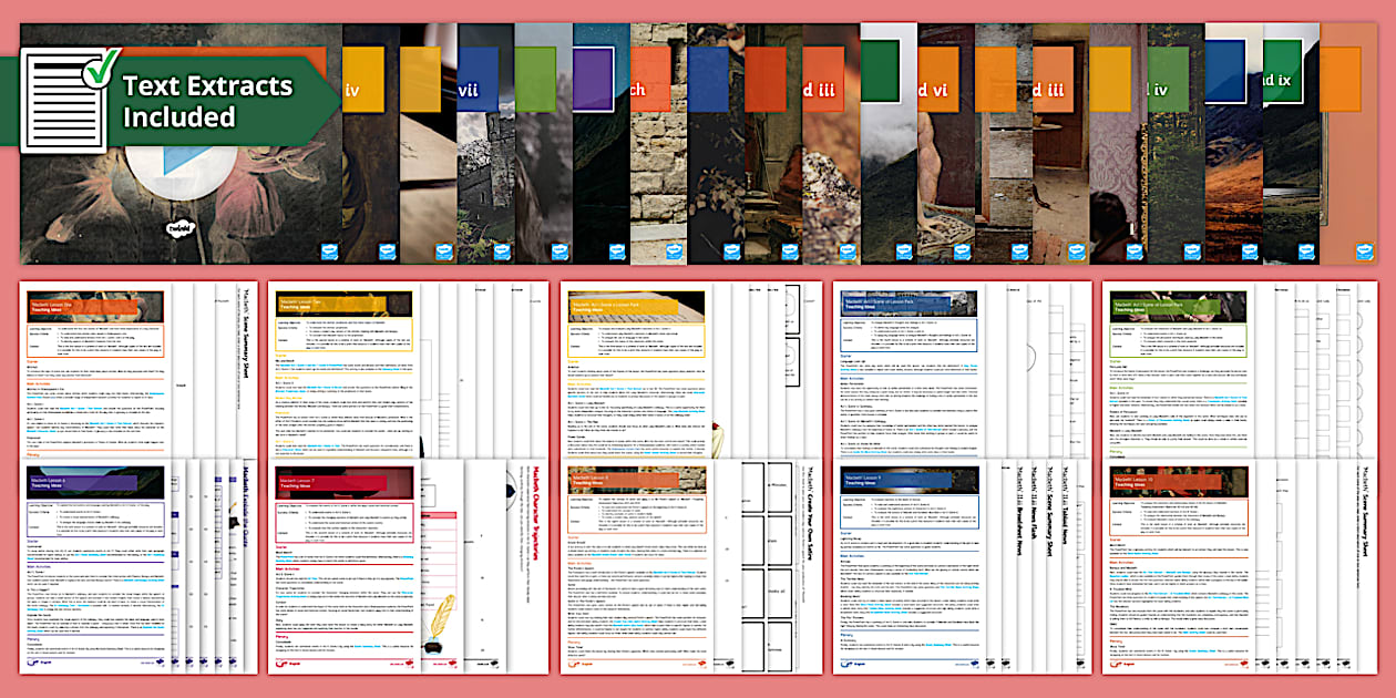 GCSE Macbeth Scheme of Work | Beyond English - Twinkl