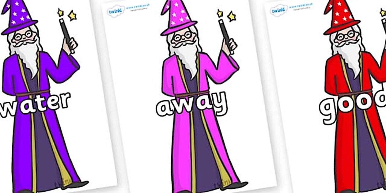Cursive Next 200 Common Words on Wizards (teacher made)