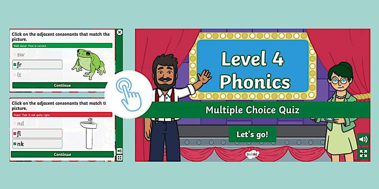 Level 4 Phonics Game Show (teacher made) - Twinkl