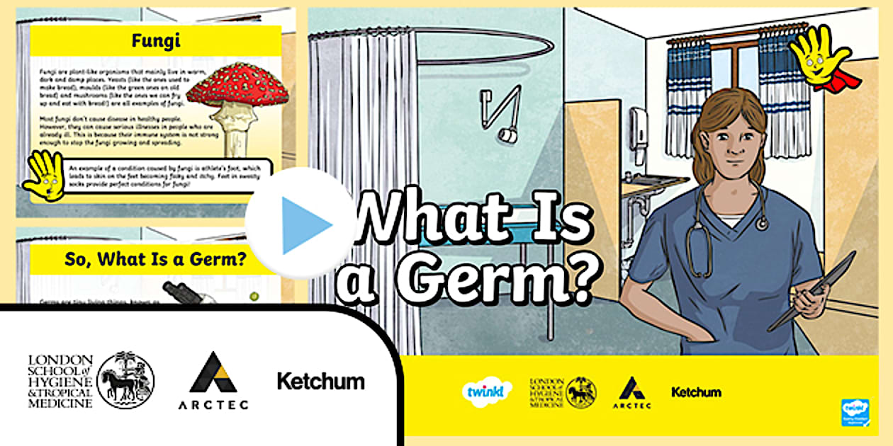 FREE! - What Is a Germ? KS2 PowerPoint (teacher made)