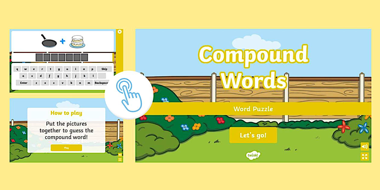 ESL Compound Word Quiz (teacher made) - Twinkl