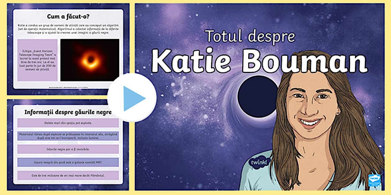 Totul despre Katie Bouman - Prezentare PowerPoint