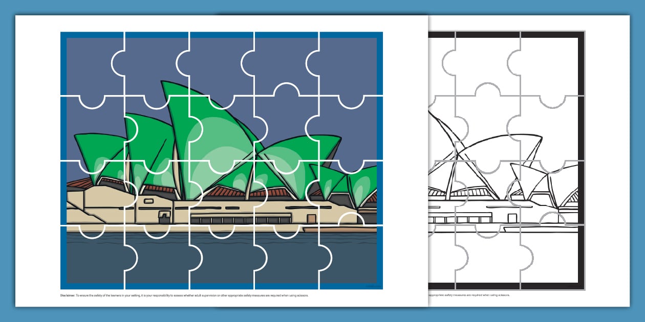 Sydney Jigsaw Puzzle - Twinkl Games and Puzzles - Twinkl