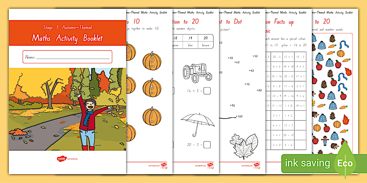 Stage 3 Autumn Maths Activity Booklet (teacher made)