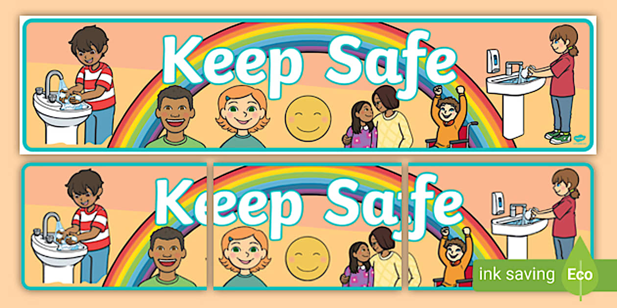 Keep Safe Display Banner (teacher made) - Twinkl