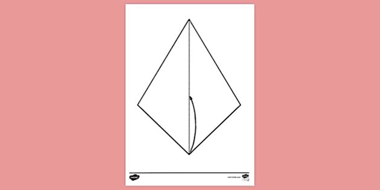 Origami Penguin 5 Colouring Sheet | Colouring Sheets