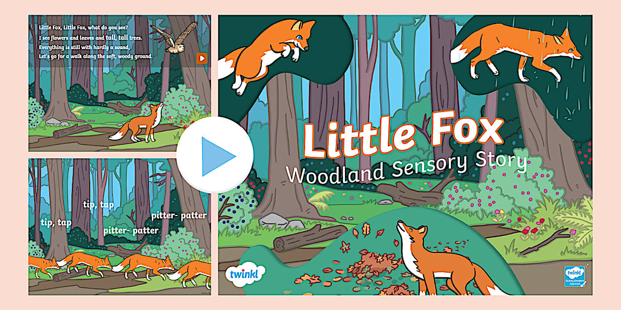 Little Fox Woodland Sensory Story PowerPoint | Twinkl