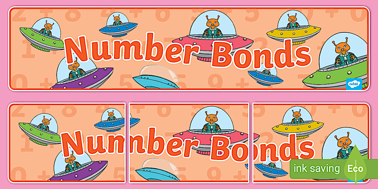 👉 Number Bonds Banner - Twinkl