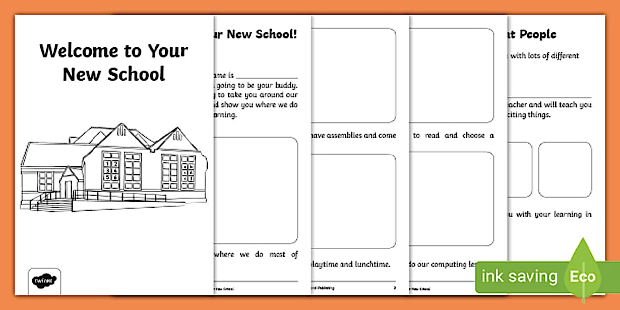 New Starter Welcome to Your New School Booklet - Twinkl