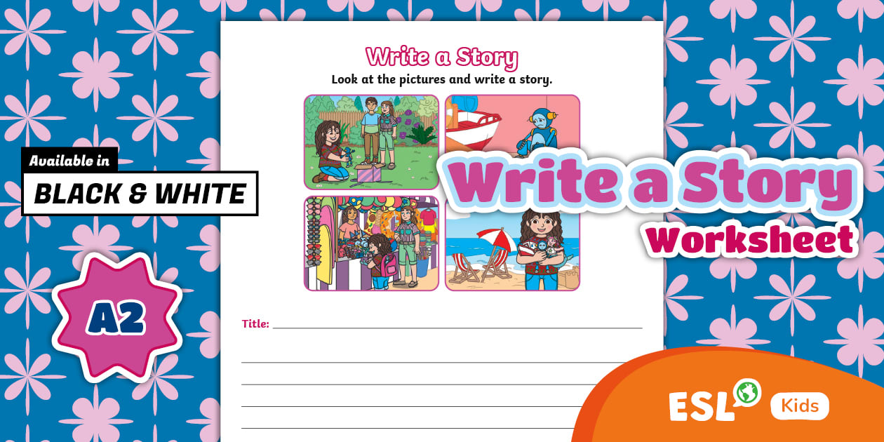 ESL Story Writing Activity [Kids, A2]