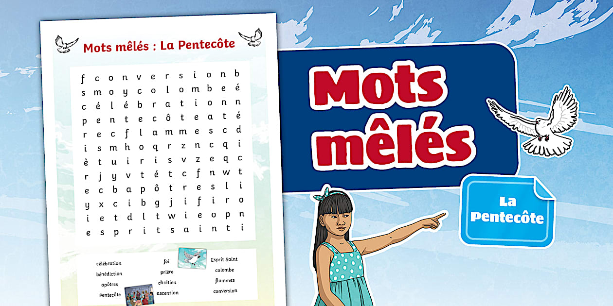 Mots mêlés : La Pentecôte