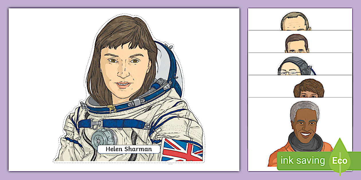 Astronauts Large Display Cut-Outs - KS2 (Teacher-Made)