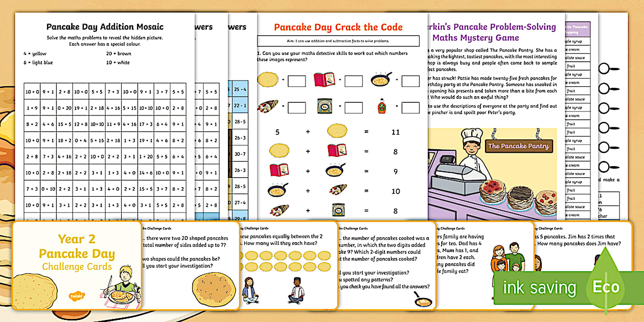 Pancake Tuesday Lesson Ideas - Resource Pack (teacher made)