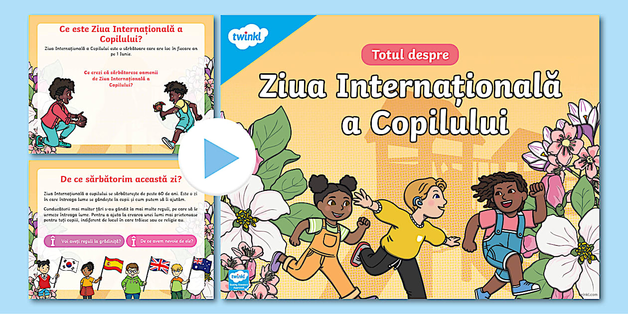 Ziua Internațională a Copilului – Prezentare PowerPoint