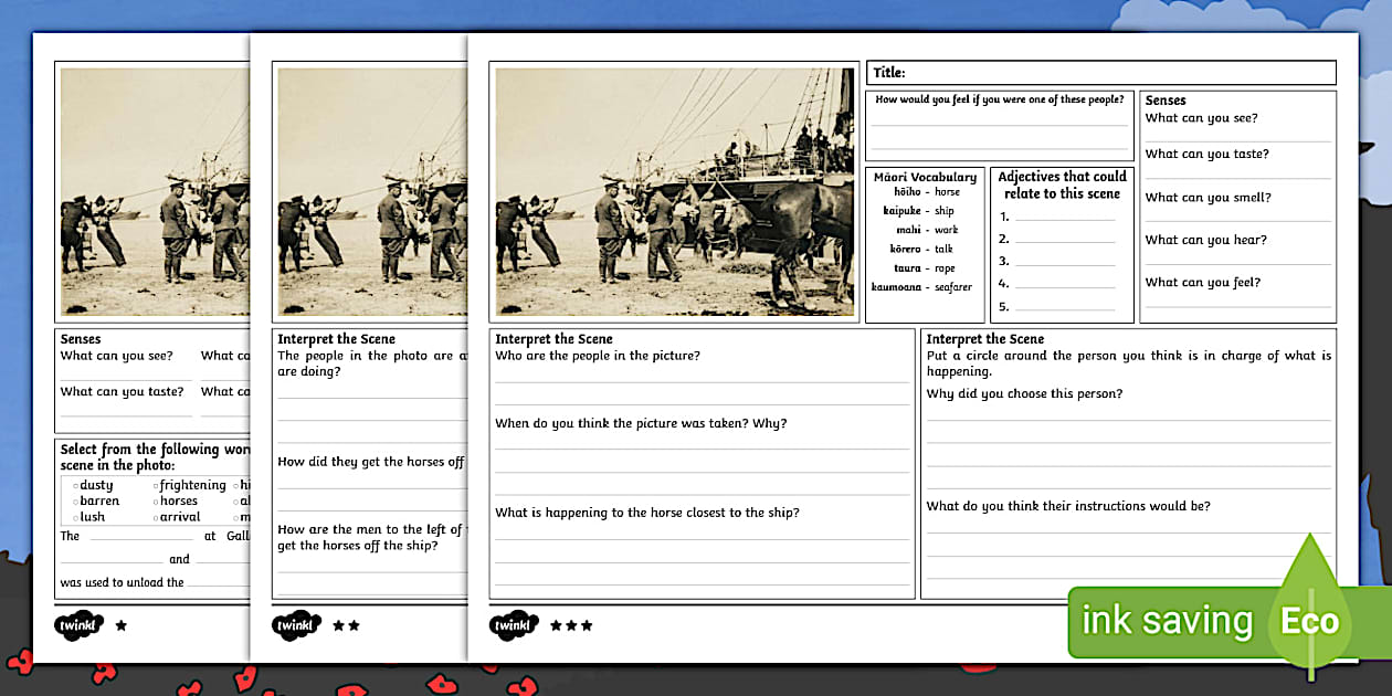 Anzac Day Photo Board Activity (Teacher-Made) - Twinkl