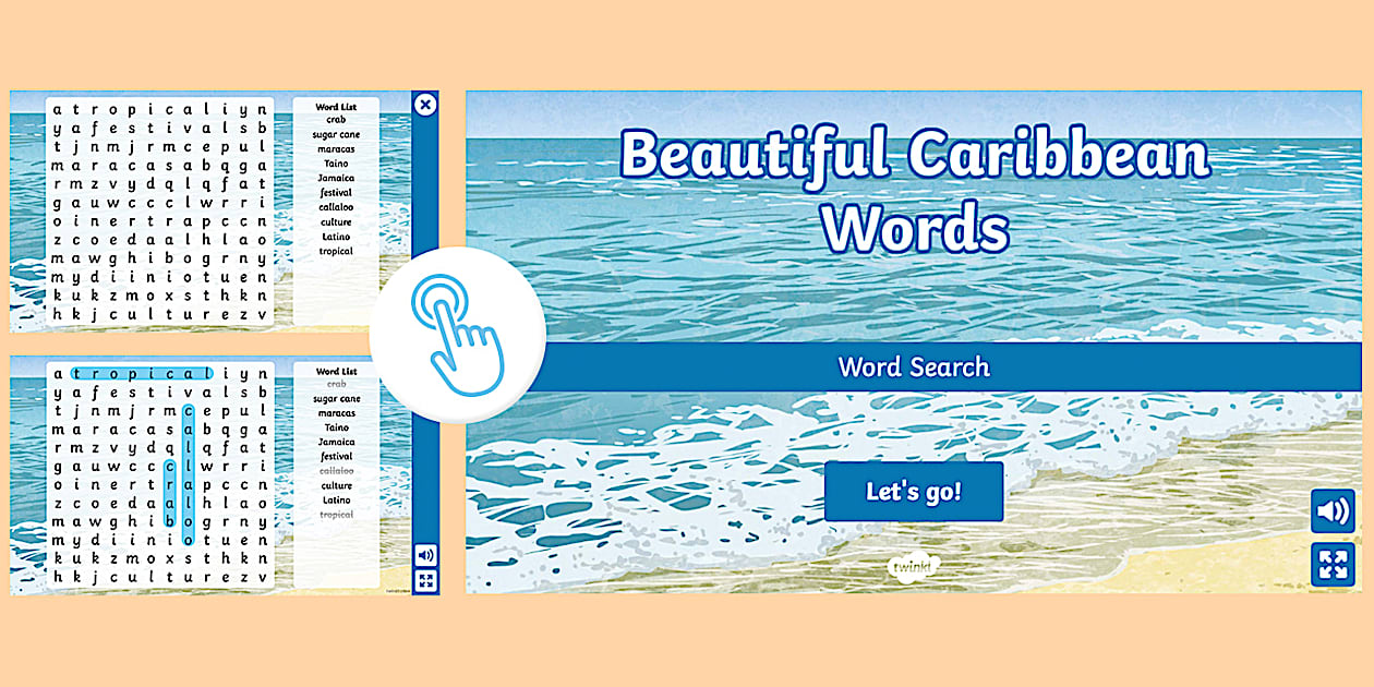 Caribbean Word Search | 3rd Grade Resource | Twinkl USA