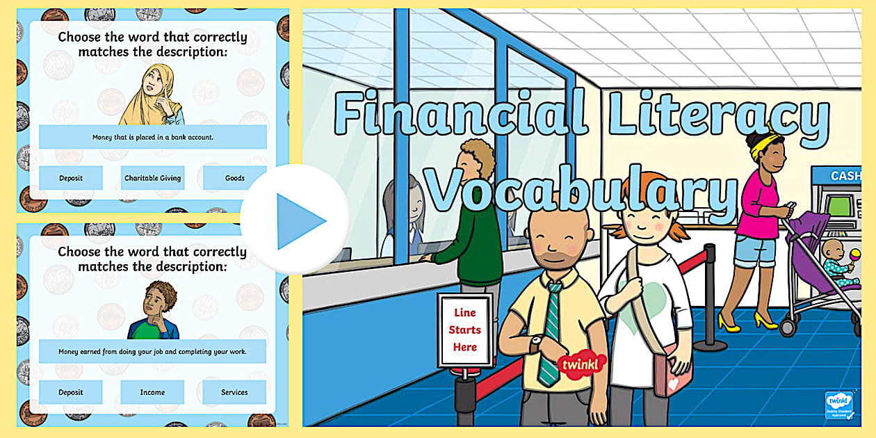 Second Grade Financial Literacy PowerPoint Game - Twinkl