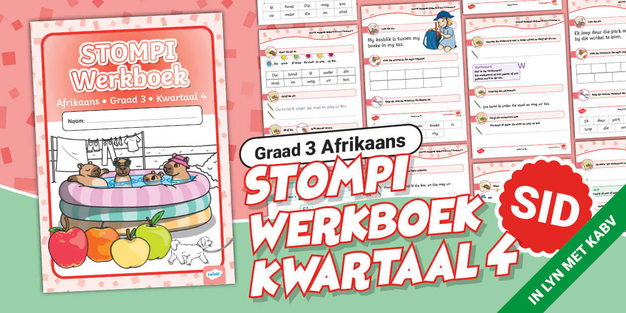 Graad 3 - Afrikaans - Kwartaal 4 - STOMPI Werkboek
