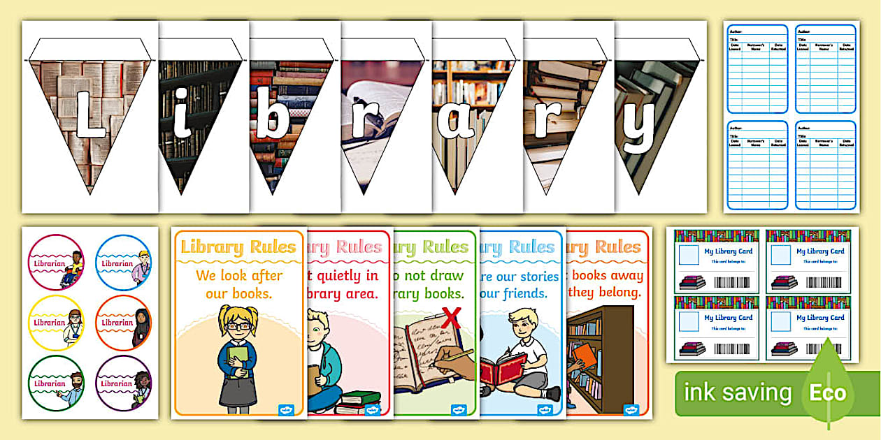 International Book Giving Day Library Pack (teacher made)