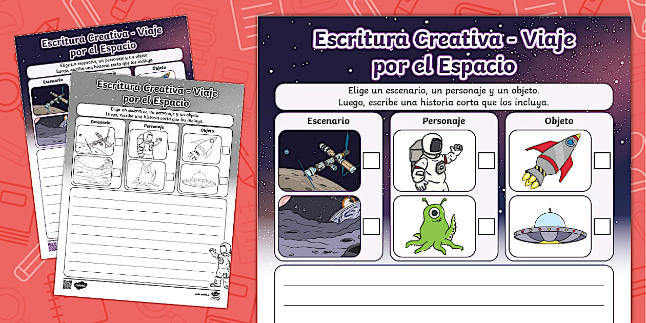 Guía de Trabajo: Escritura Creativa - Viaje por el Espacio