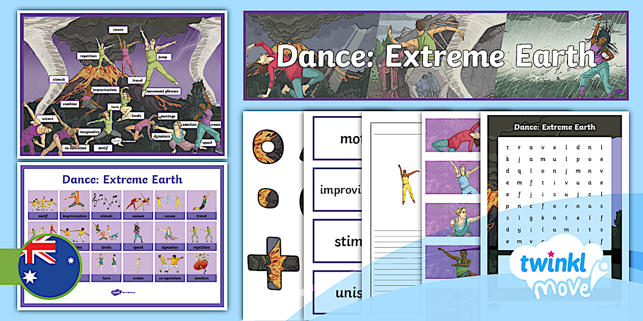 Move PE Year 3 Dance: Extreme Earth Additional Resources