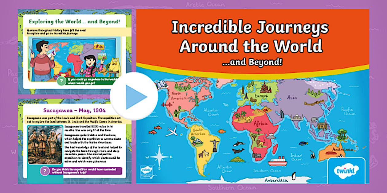KS1 Incredible Journeys Around the World PowerPoint - Twinkl