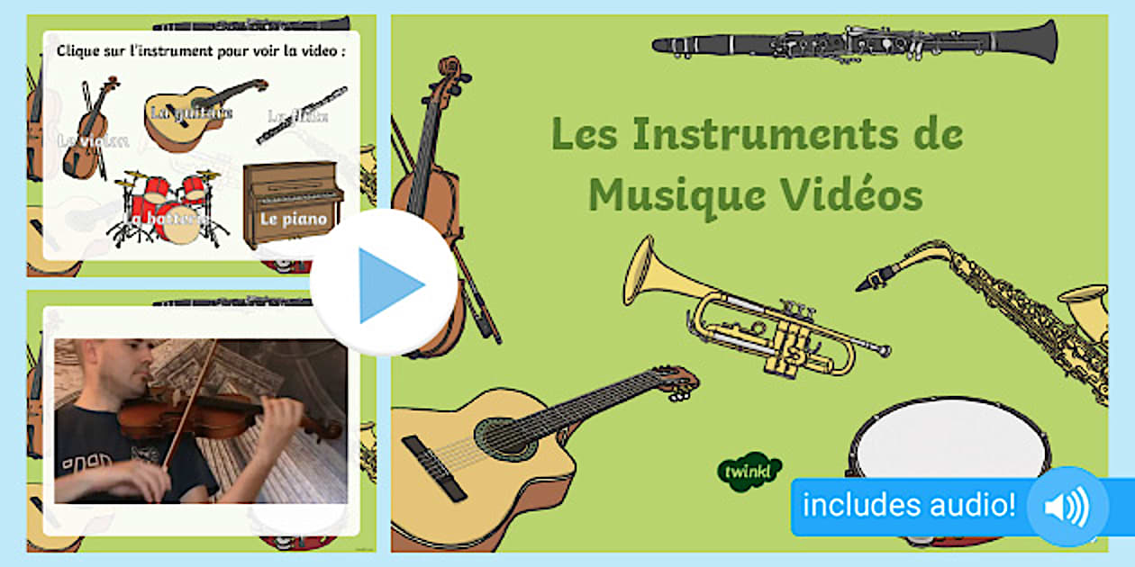 Activité sur les instruments de musiques | Ressource Twinkl