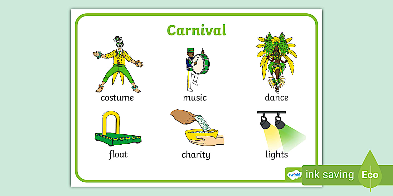 Carnival Word Mat | Primary Resources (Teacher-Made)