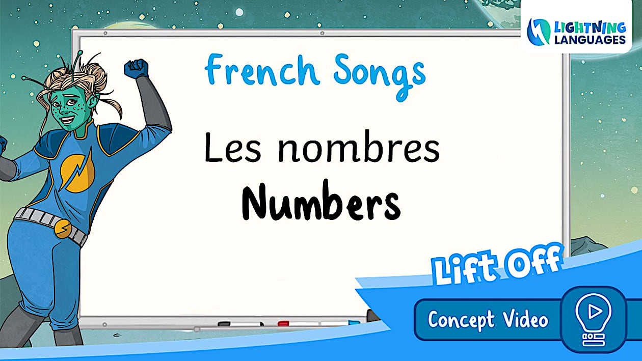 👉 French Counting Song | French Numbers Song | Concept Video