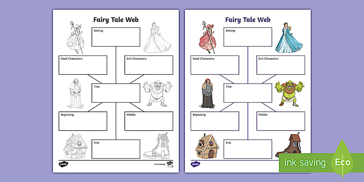 Fairy Tale Worksheet PDF (teacher made) - Twinkl