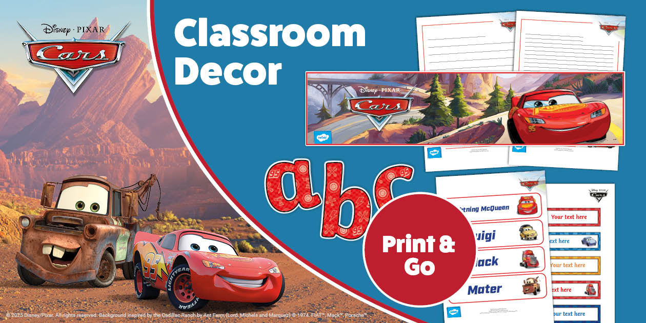 Cars: Bulletin Board Pack (Teacher-Made) - Twinkl