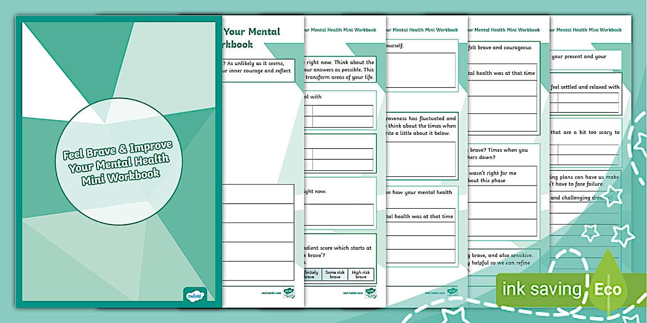 Feel Brave and Improve Your Mental Health Mini Workbook