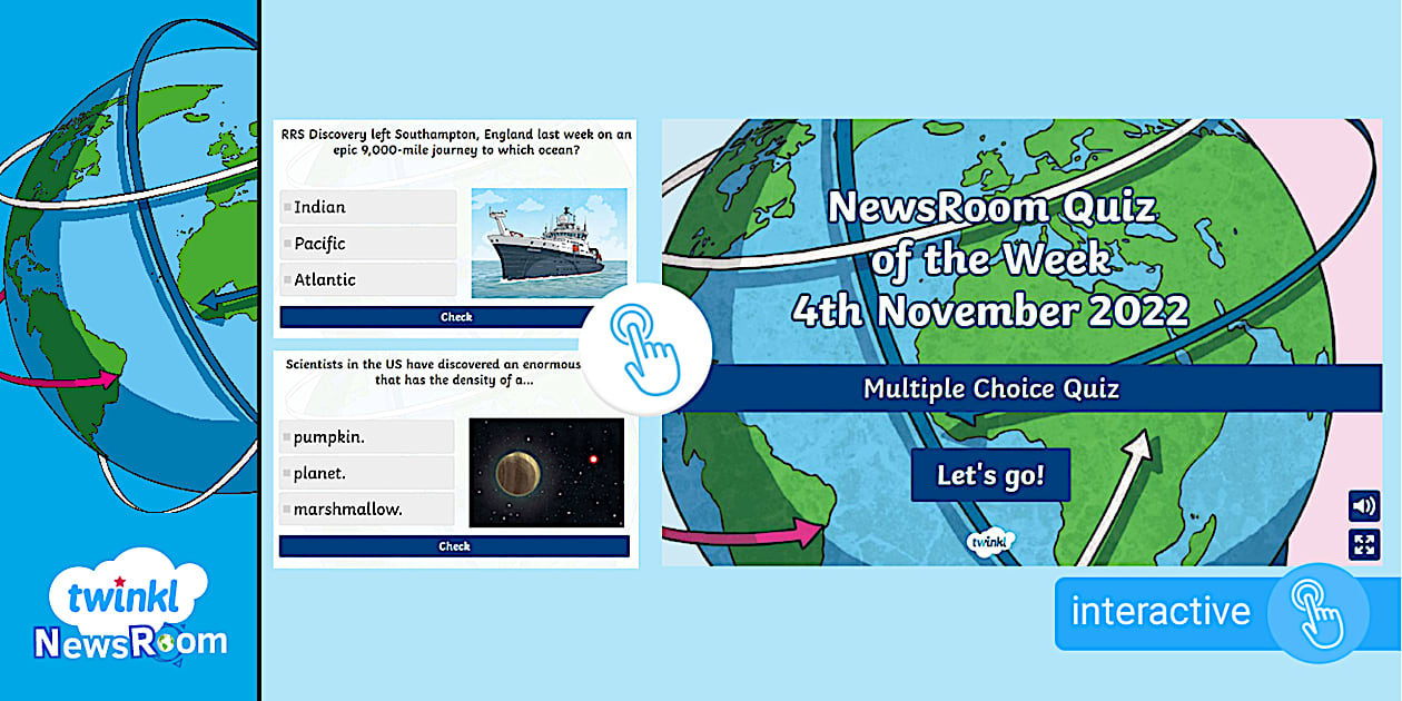 NewsRoom Interactive Weekly Quiz - 4th November 2022