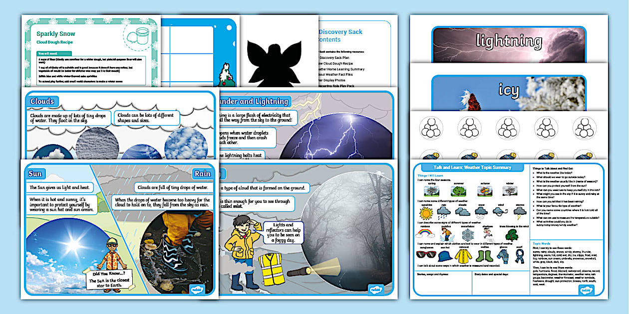 EYFS Weather Discovery Sack - Twinkl