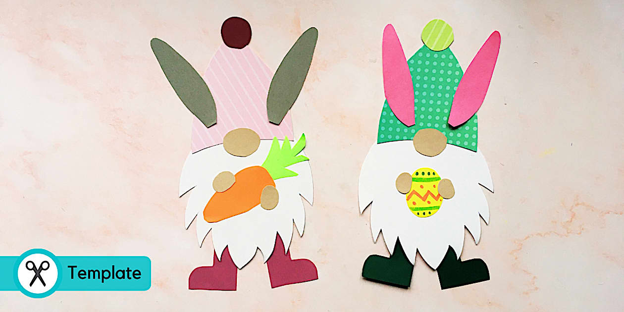 Easter Gnome Paper Craft | Easter Craft (teacher made)