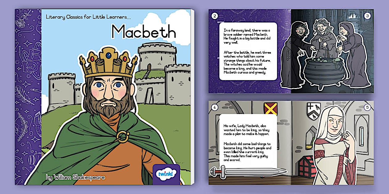 Literary Classics for Little Learners: Macbeth - Twinkl