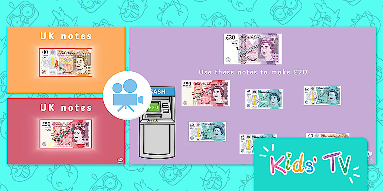 👉 UK Notes for Kids - Mini Lessons - Twinkl Kids' TV