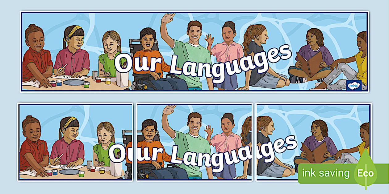 👉 Our Languages Display Banner (teacher made) - Twinkl