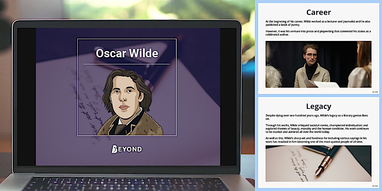 Oscar Wilde PowerPoint (professor feito) - Twinkl